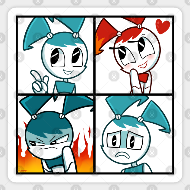 Jenny Wakeman My Life As A Teenage Robot Sticker Teepublic